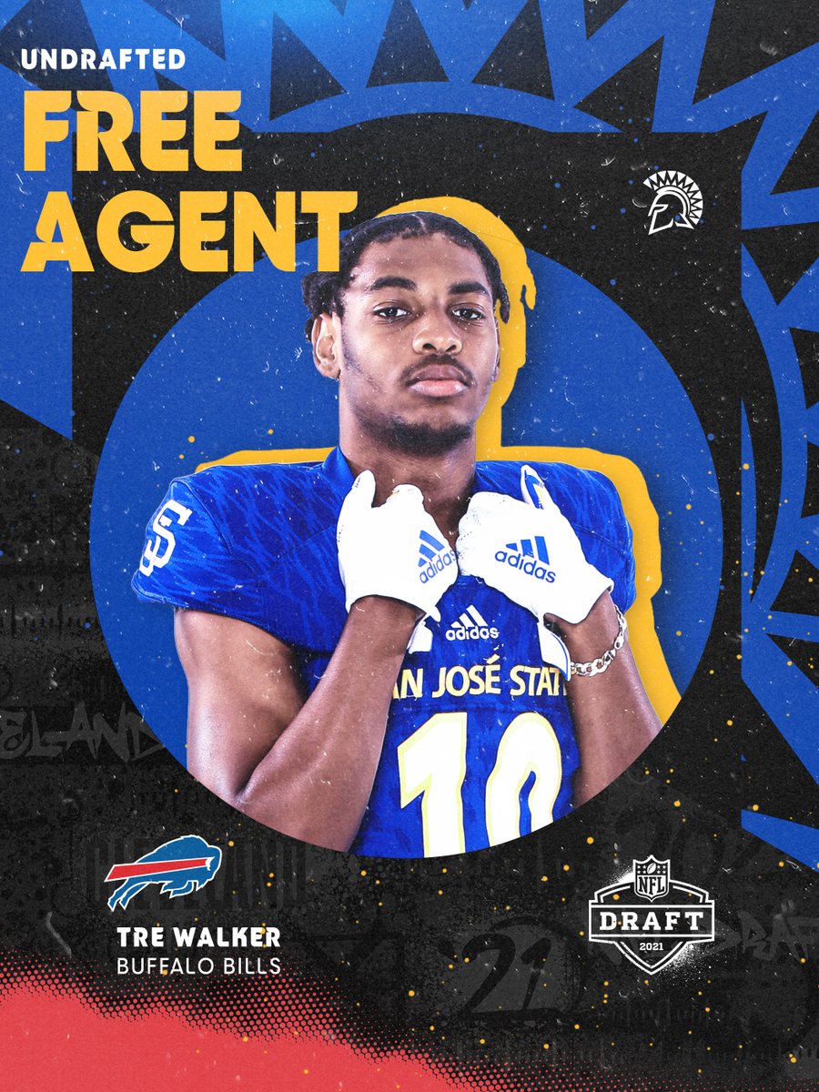 Tre Walker Signed to Buffalo Bills as a UDFA : r/SJSUSpartans