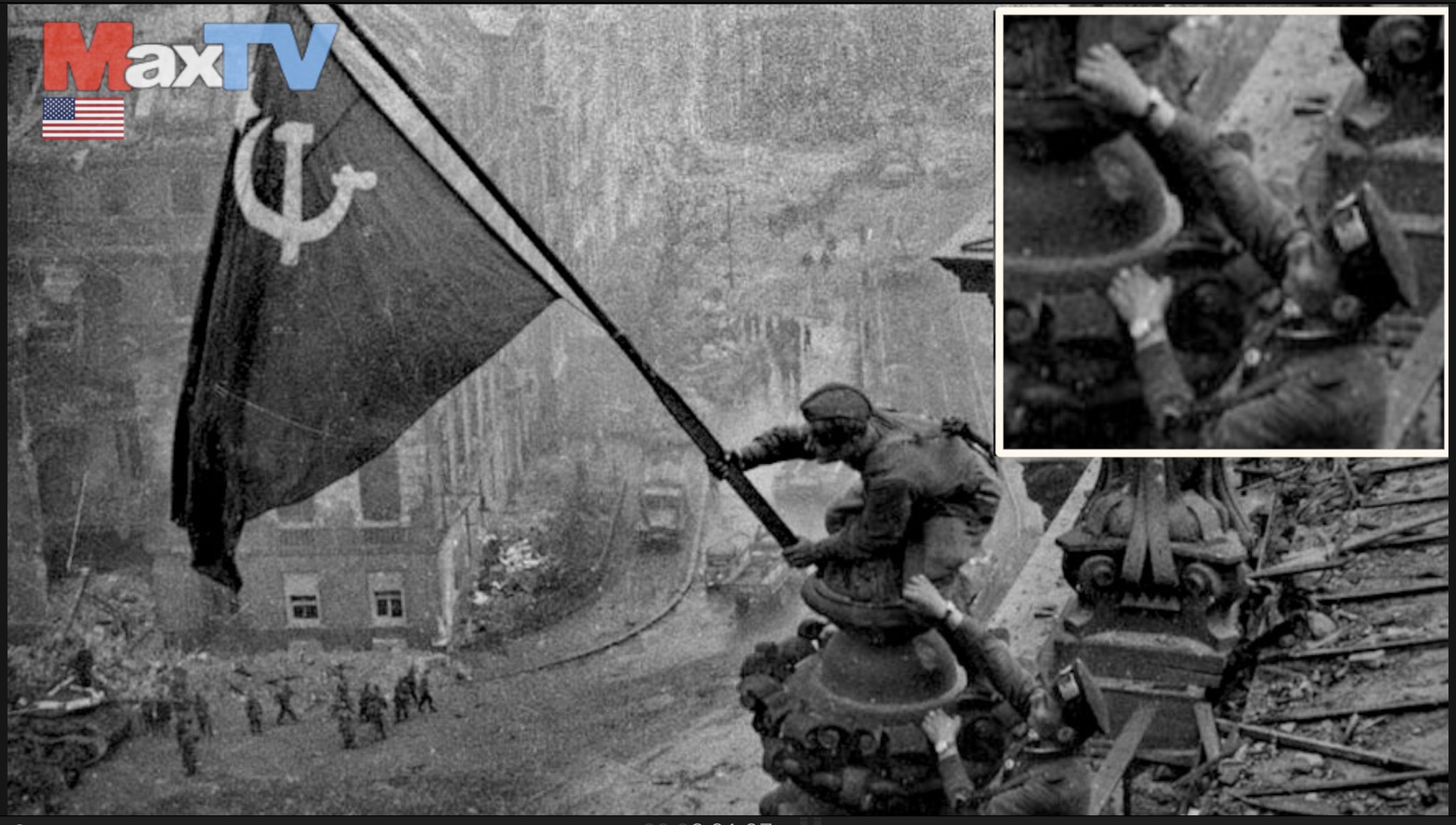 maxkolonko on Twitter: "2 May 1945 one Soviet flag over #Berlin - two stolen watches - five ...
