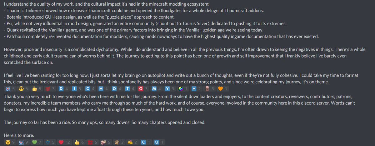 🍰 Vazkii's Mods is now 10 years old! : r/feedthebeast