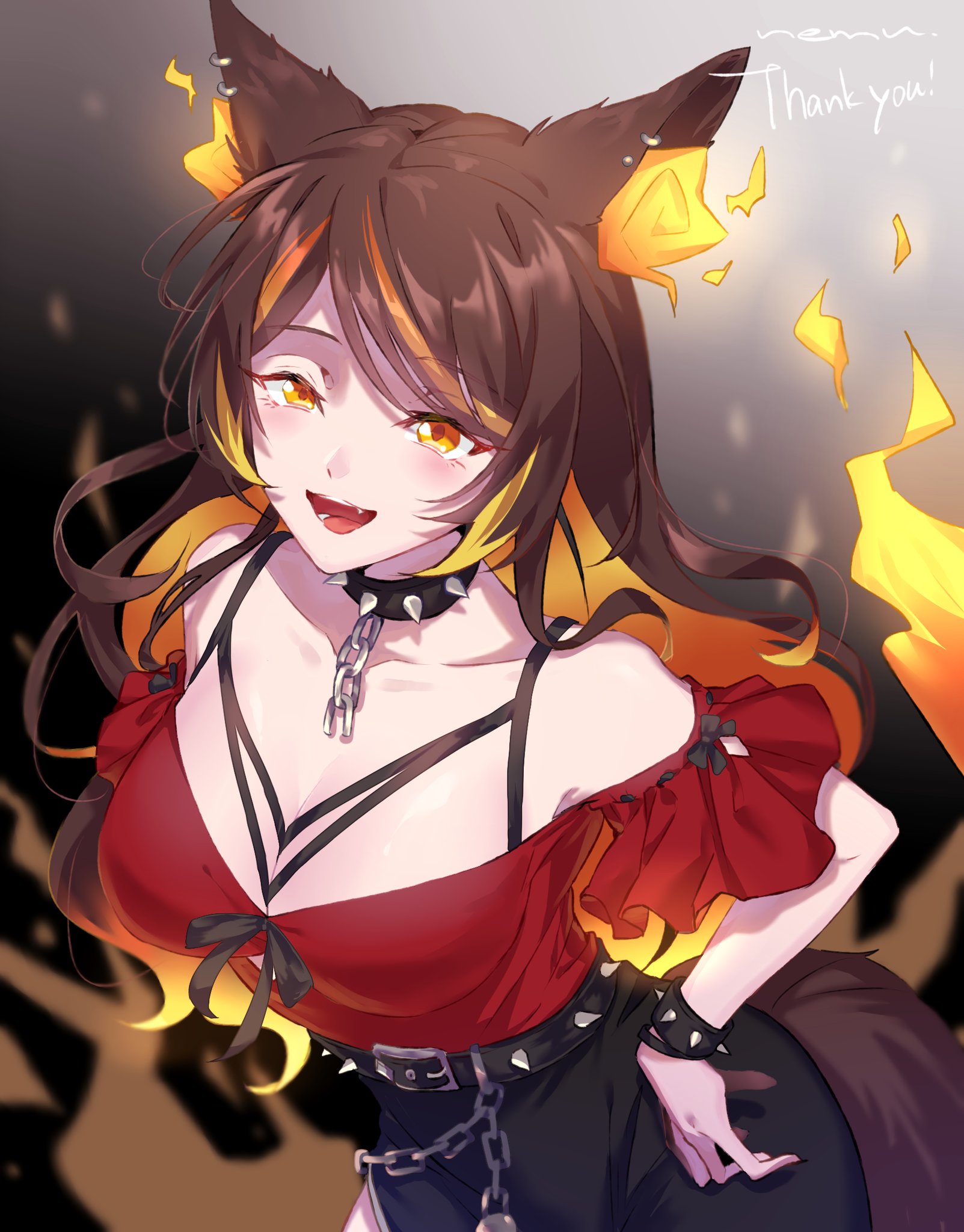 Sinder 🔥 Hellhound VTuber | Debut 2021 on Twitter: "You set my heart on fire 🔥 Just a friendly ...