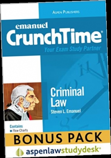 {Read/Download} Crunchtime Criminal Law: Aspenlaw Studydesk Bonus Pack / Twitter