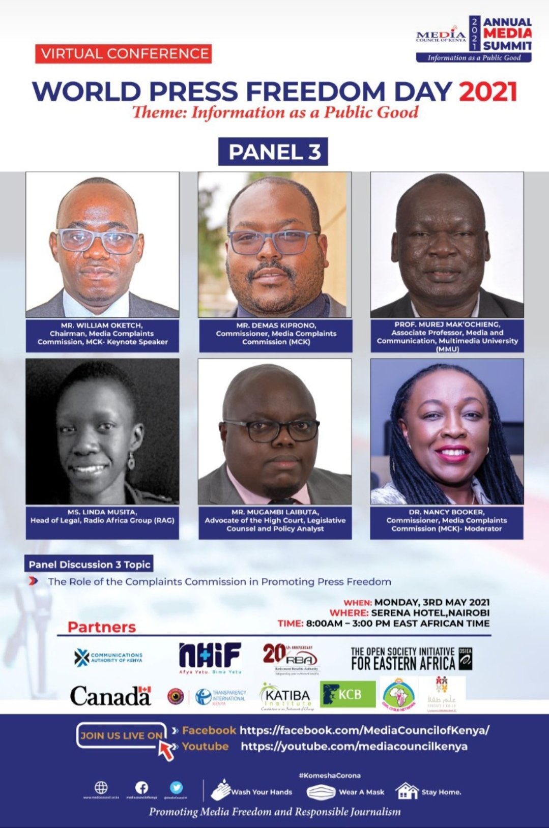 Amnesty Kenya on Twitter: "Happy #WorldPressFreedomDay! Celebrate in style by joining our ...