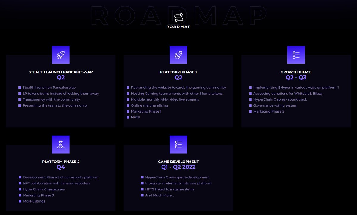 HyperChain X on Twitter: "Do you know our in-depth Roadmap and what will happen with $HYPER? It ...