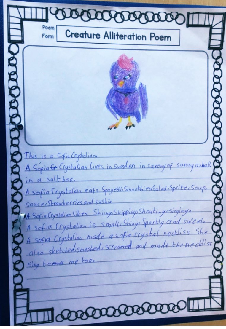 Creature Alliteration Poem Examples