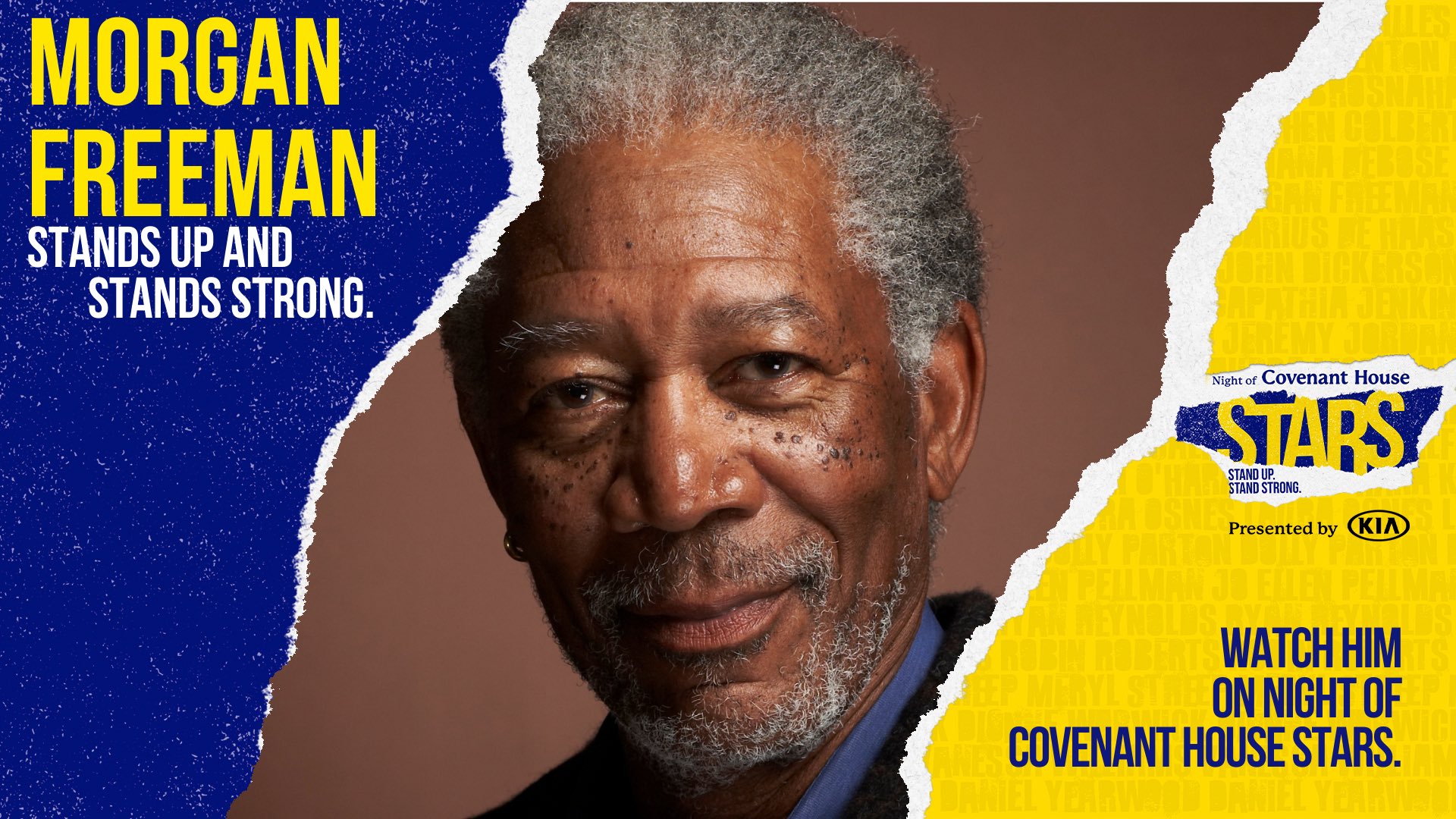 Morgan Freeman Standing Up