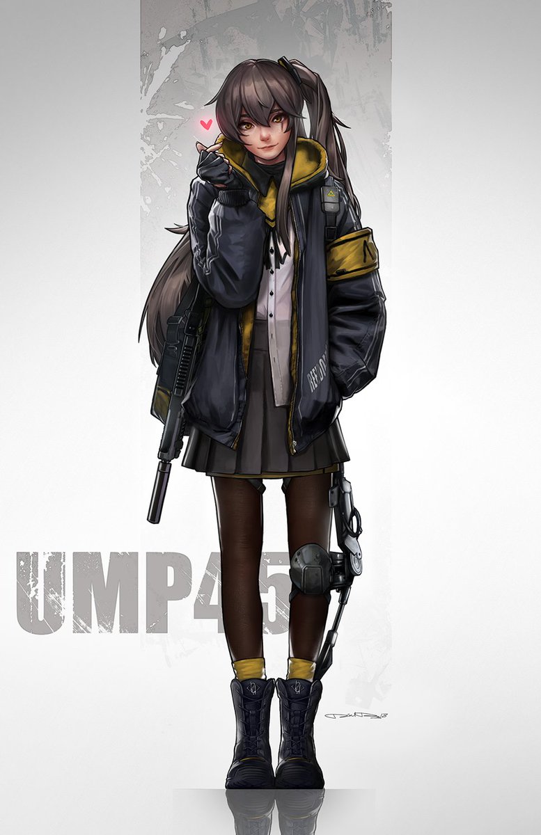 「Old UMP45 drawing #GirlsFrontline 」|Daniel Deng 邓奕铭のイラスト