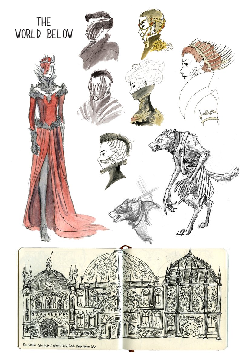 「Early concept art for my graphic novel ESTRANGED. 」Ethan M. Aldridgeの漫画