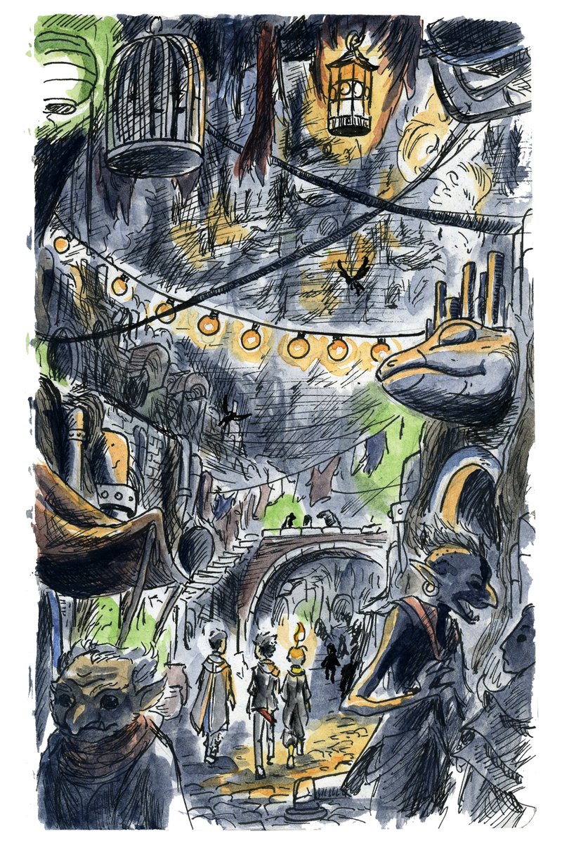 「Art for exhibits about books and illustrations that Miyazaki」Ethan M ...