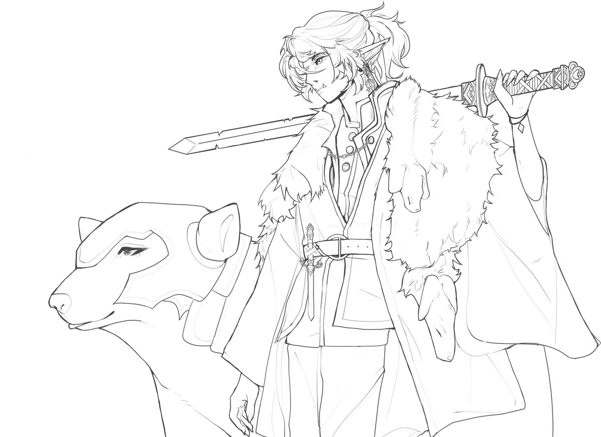 「old technoblade fanart that i really liked the linework for 」🧸 krafty ...