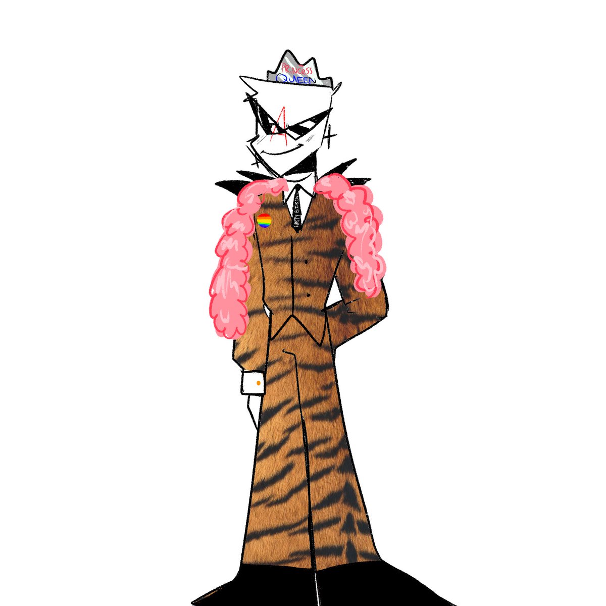 「Outfit reveal... be nice I picked it out」|CR4SH_K1Dのイラスト