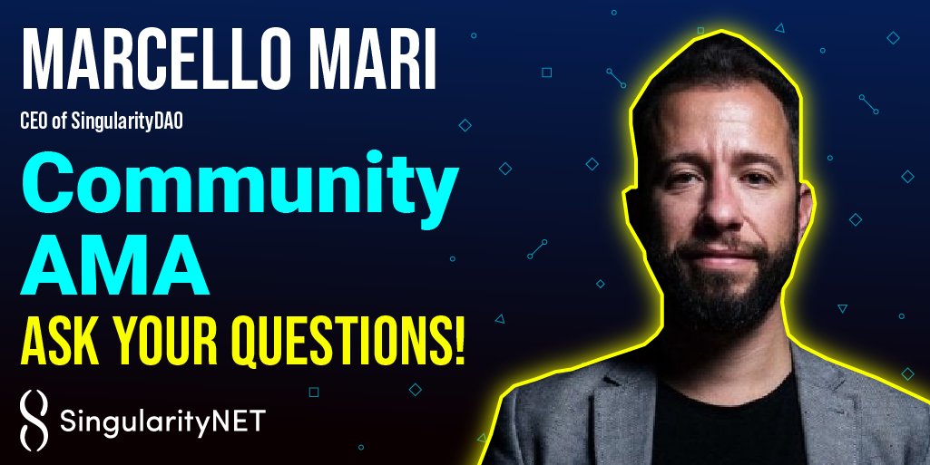SingularityNET on Twitter: "The CEO of @SingularityDao, Marcello Mari, will hold a community AMA ...