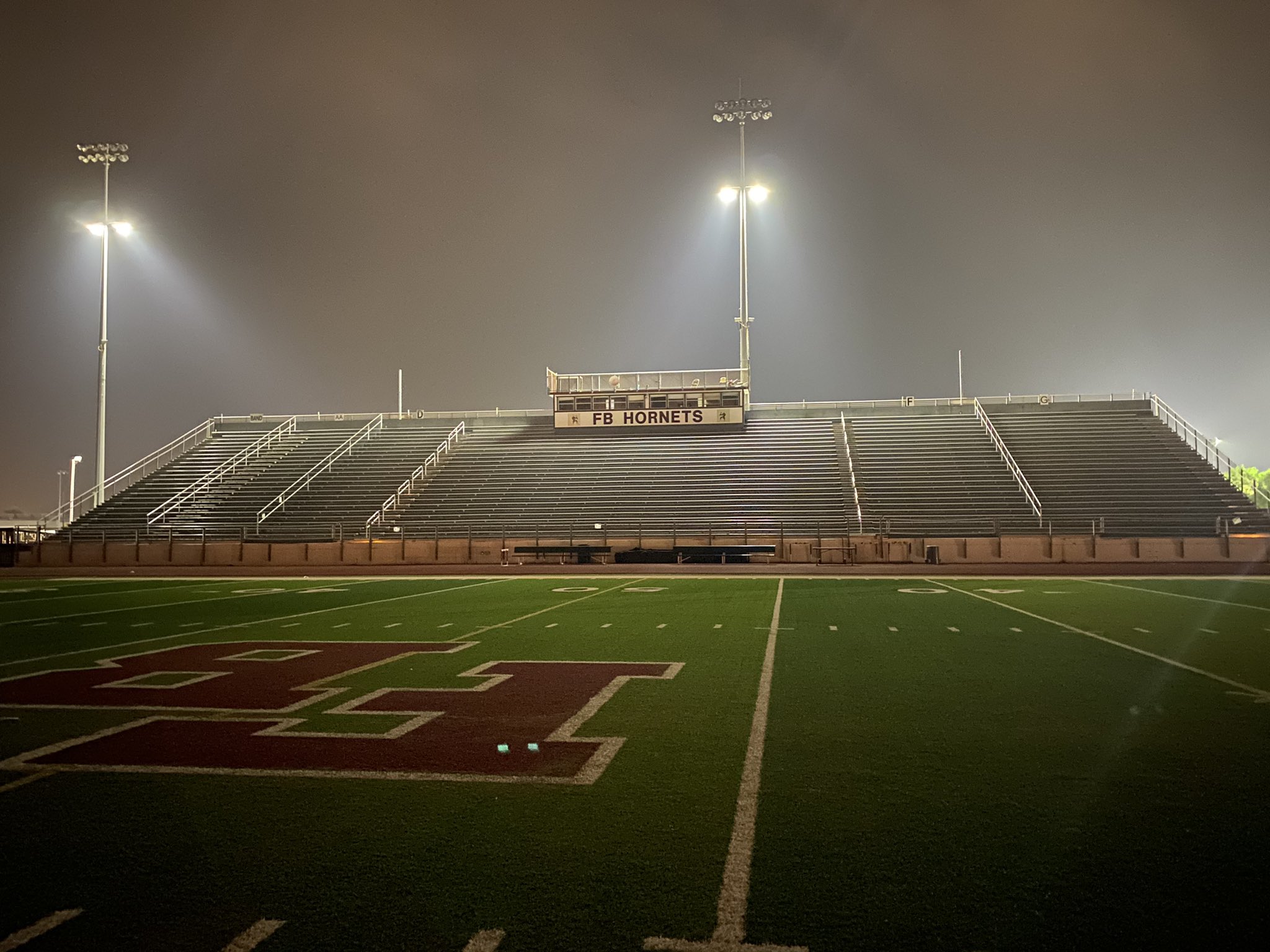 High School Football Stadium Background