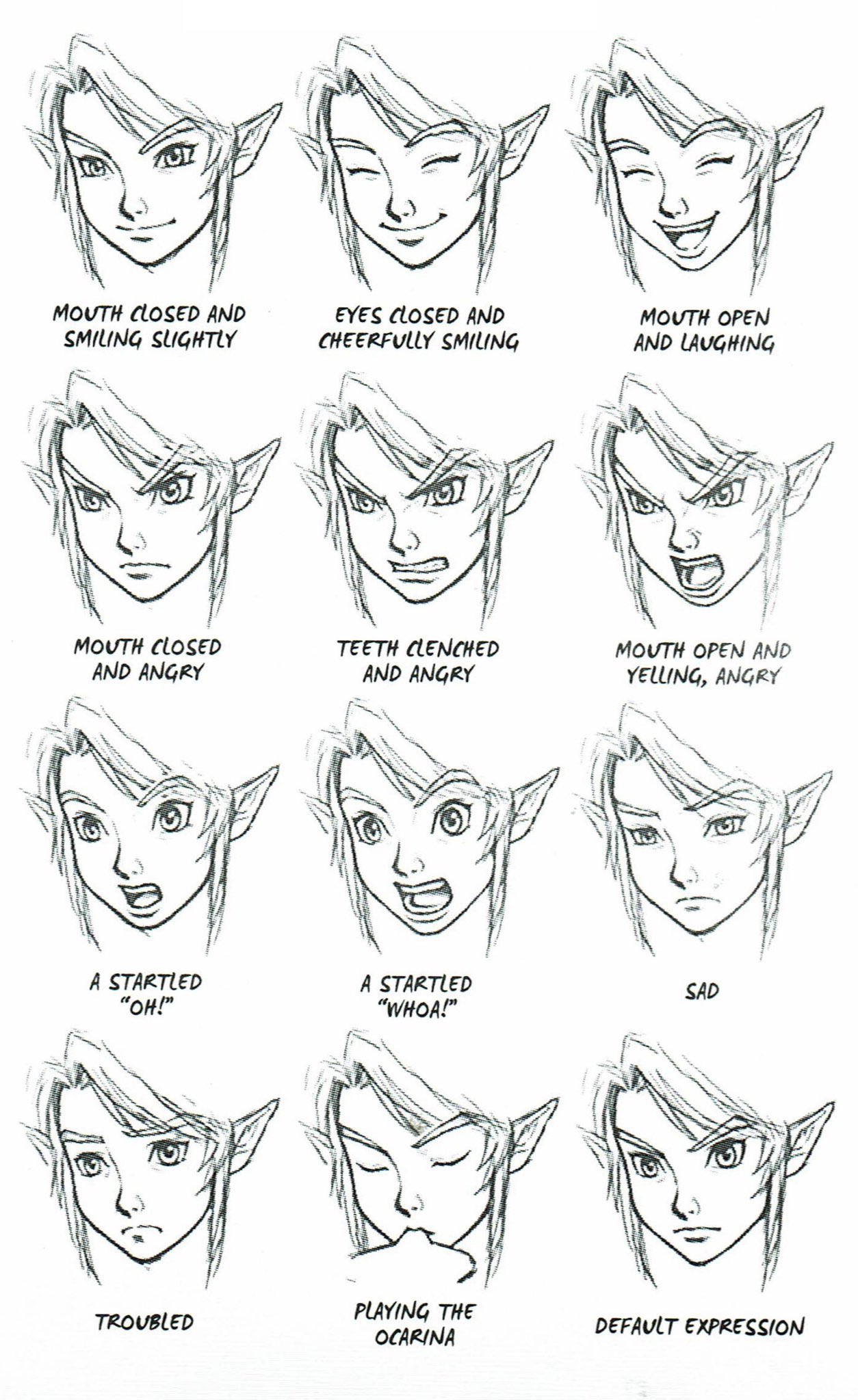Link Zelda Twilight Princess Face