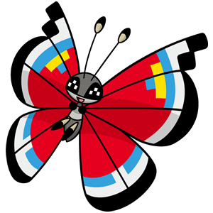 Shiny Modern Vivillon