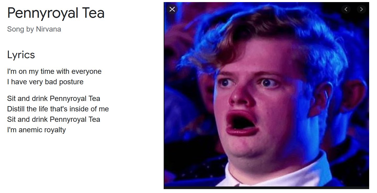 Pennyroyal Tea Lyrics