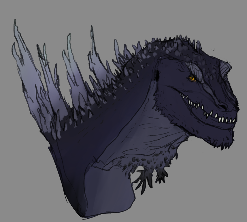 Godzilla 1998 Sketch