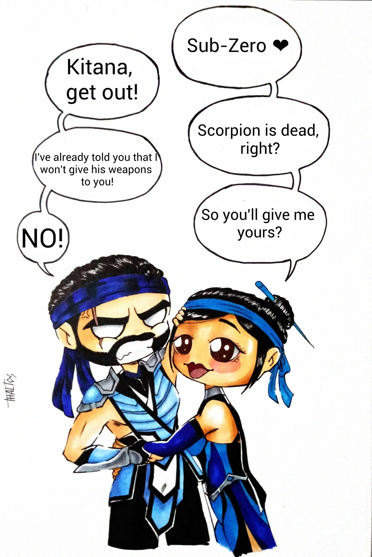 Mortal Kombat Sub Zero And Kitana