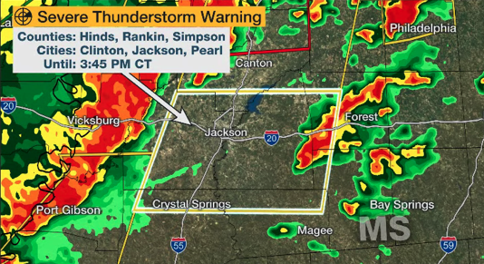 Severe Thunderstorm Warning Weather Channel