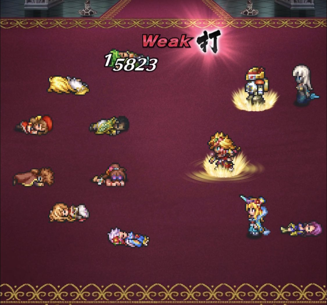 nAo@ロマサガRS便利ツール on Twitter: "200は斬弱点と打弱点の旧8星組 荒獅子だと前衛4人が全然削れないからロボに出撃依頼を出しました ガタ反撃システムありがとう ダーハオ ...