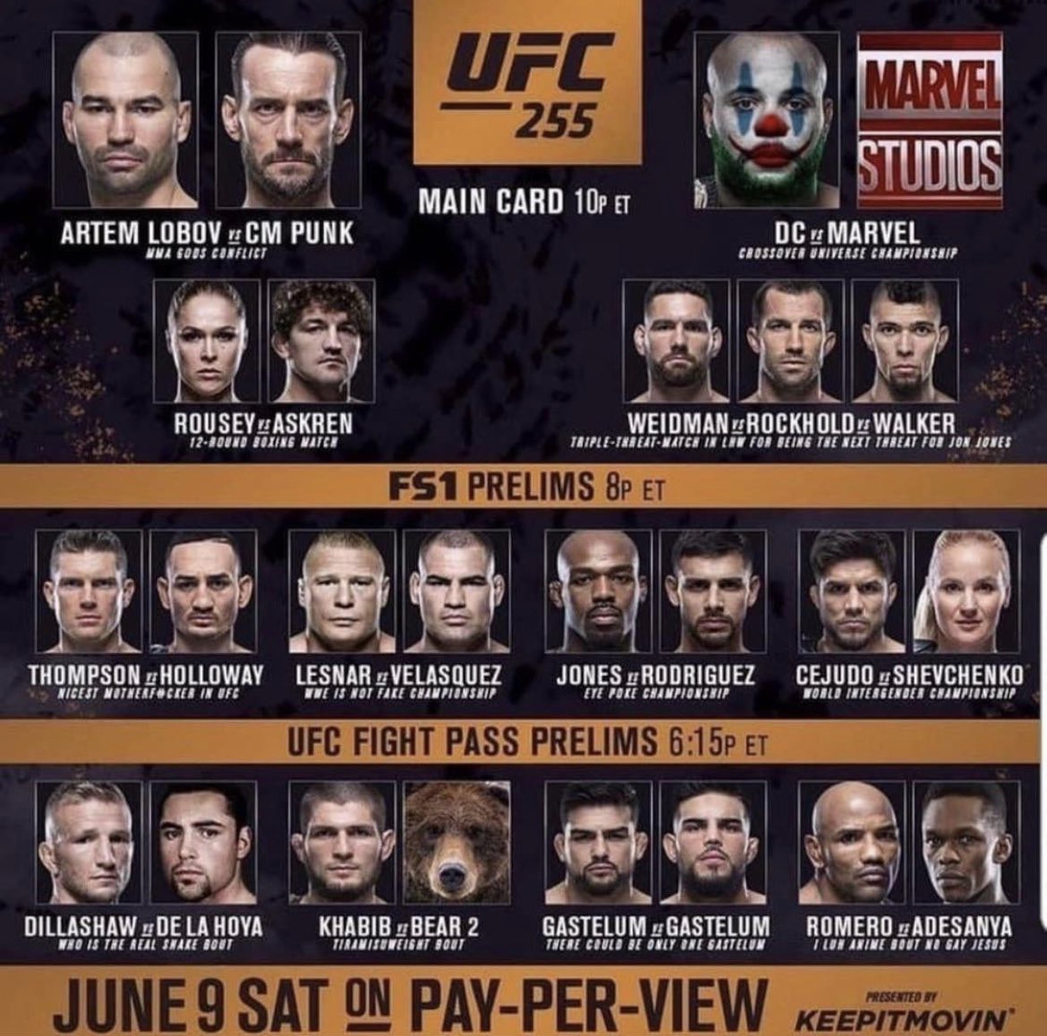 A Dream Card? | Sherdog Forums | UFC, MMA & Boxing Discussion