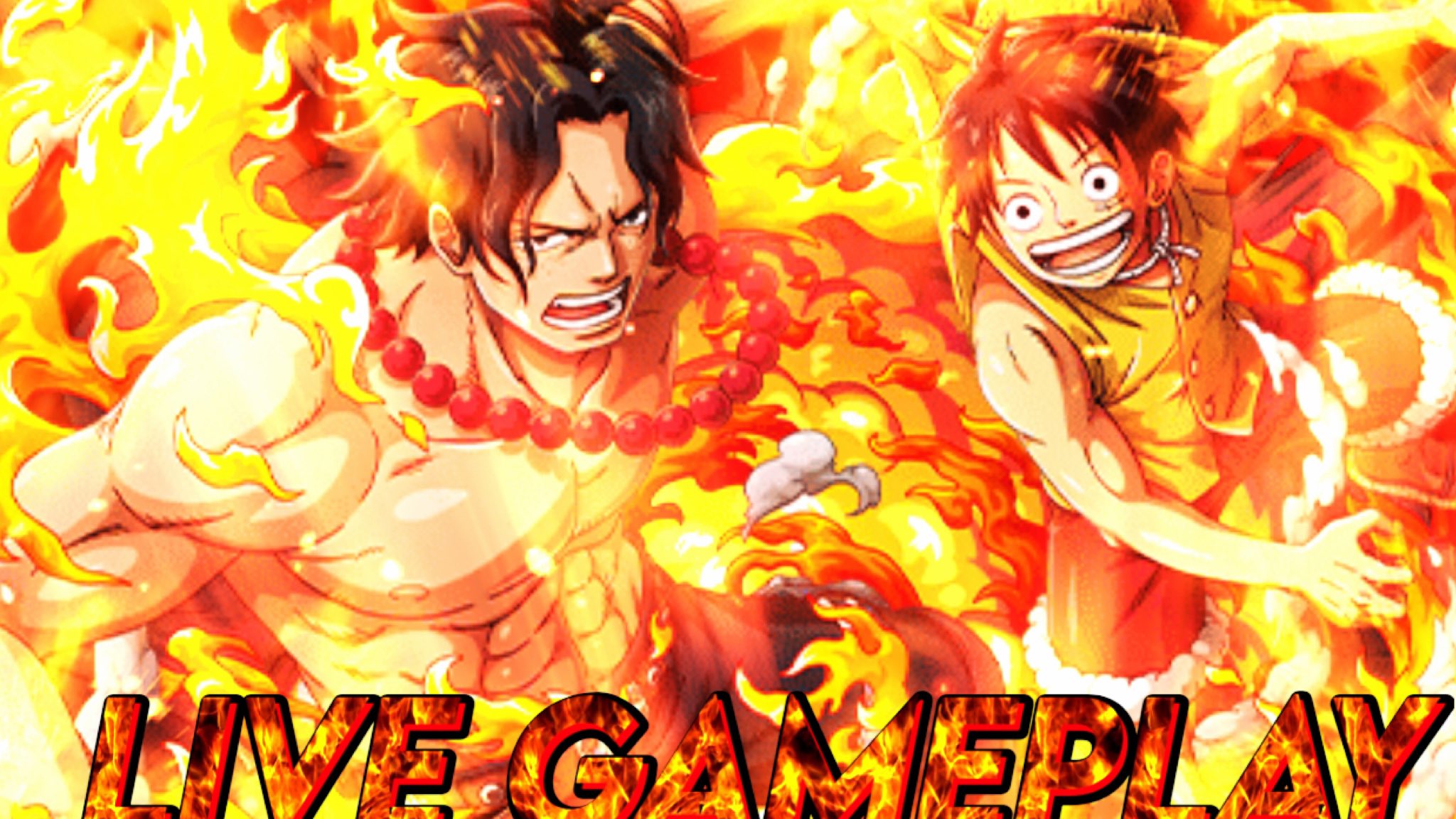 Luffy And Ace Fighting Wallpaper