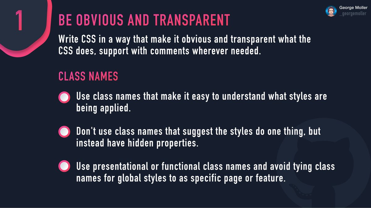 🚀 #CSS Best Practices by Github 🧵 Thread 👇 - Thread from George Moller ...