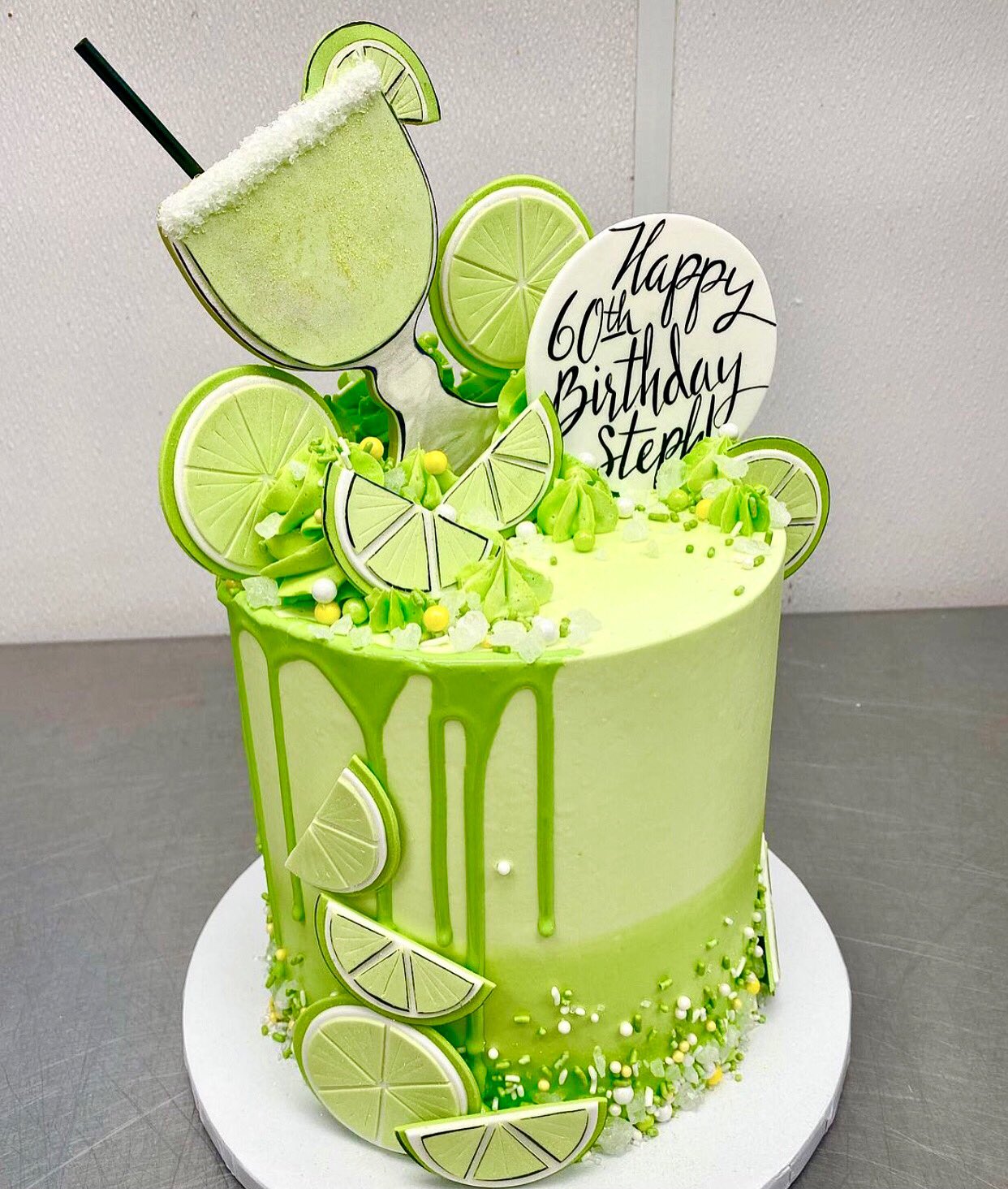 Happy Birthday Margarita Cake