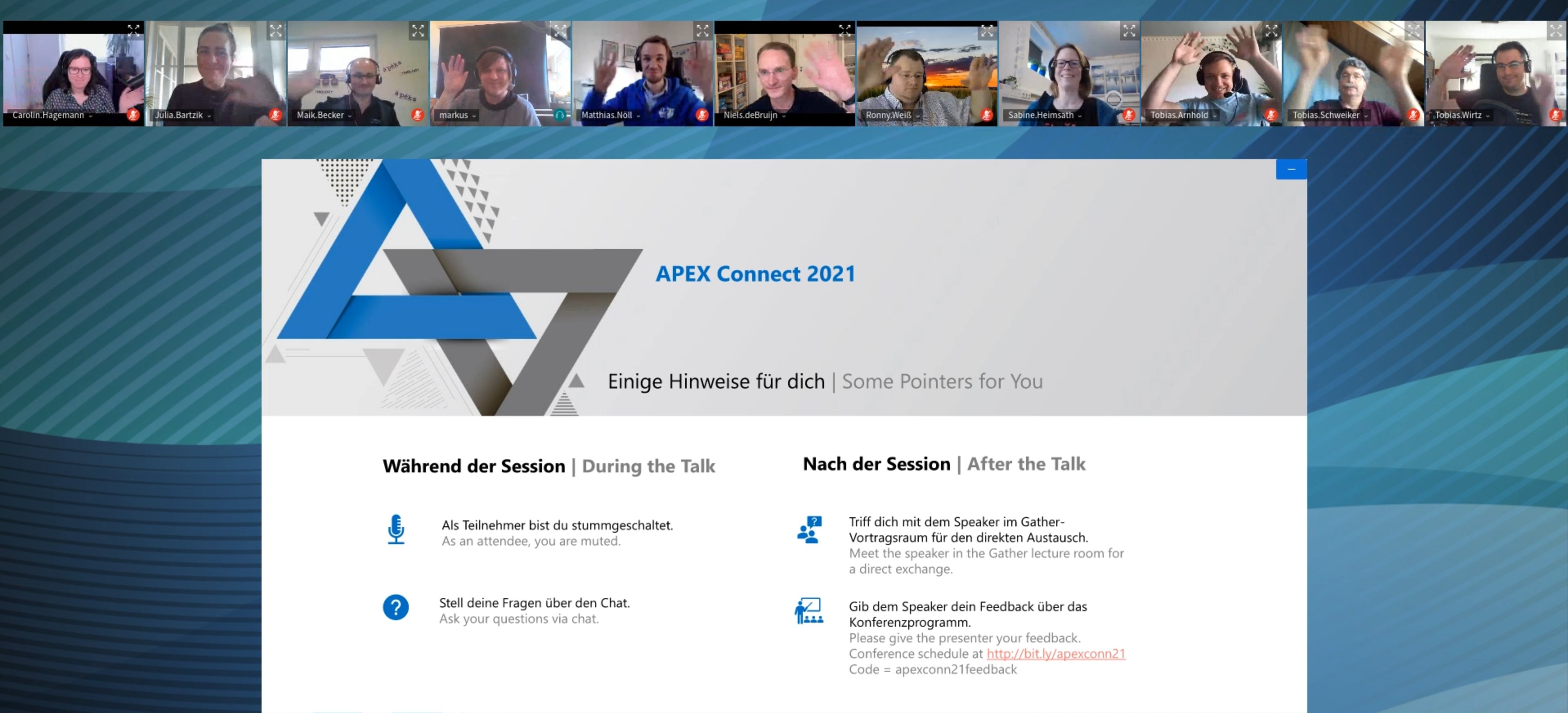 APEX Connect 2021 / Twitter