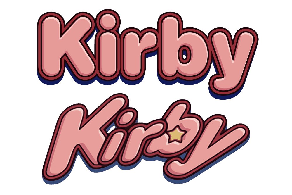 Kirby Logo Font