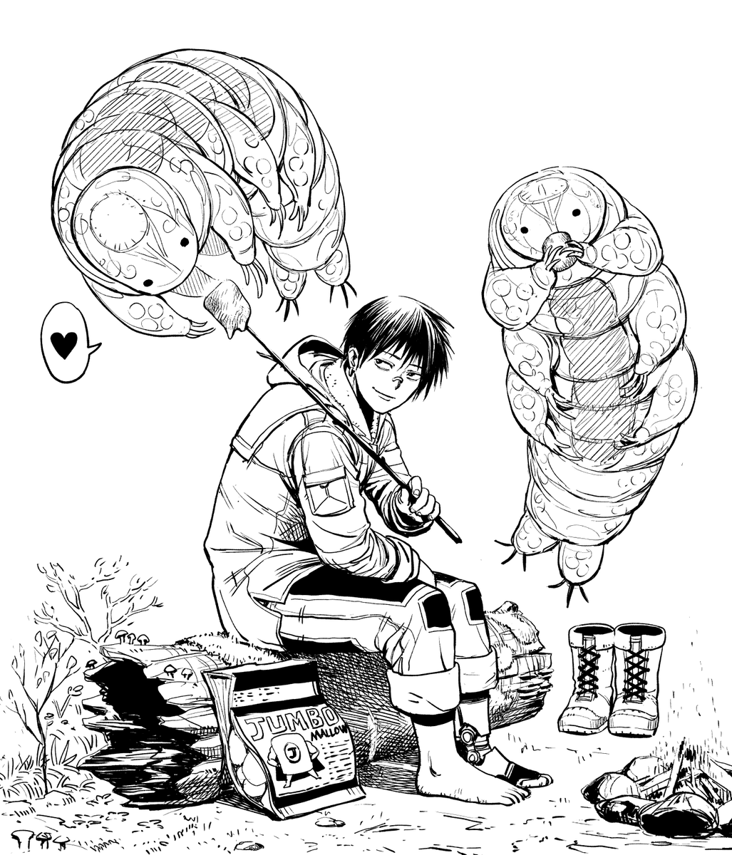 「not a mantis, also not a shrimp 」Nafの漫画