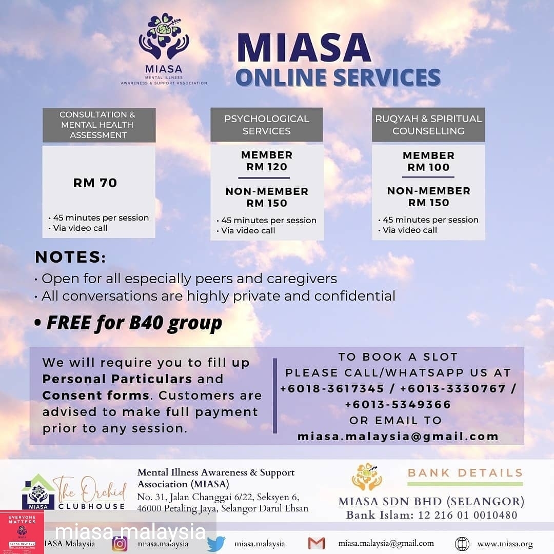 MIASA.Malaysia on Twitter: "We are back to online services ONLY till further announcement. For ...