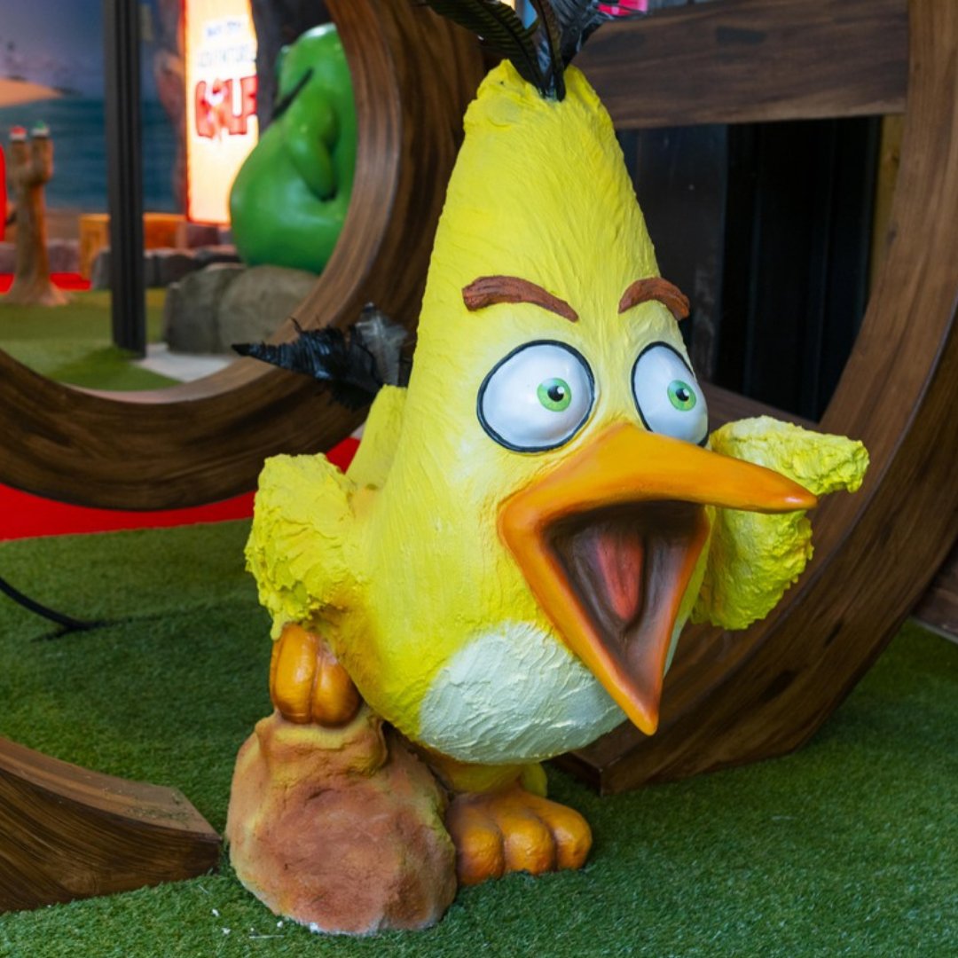 Yellow Angry Bird Face