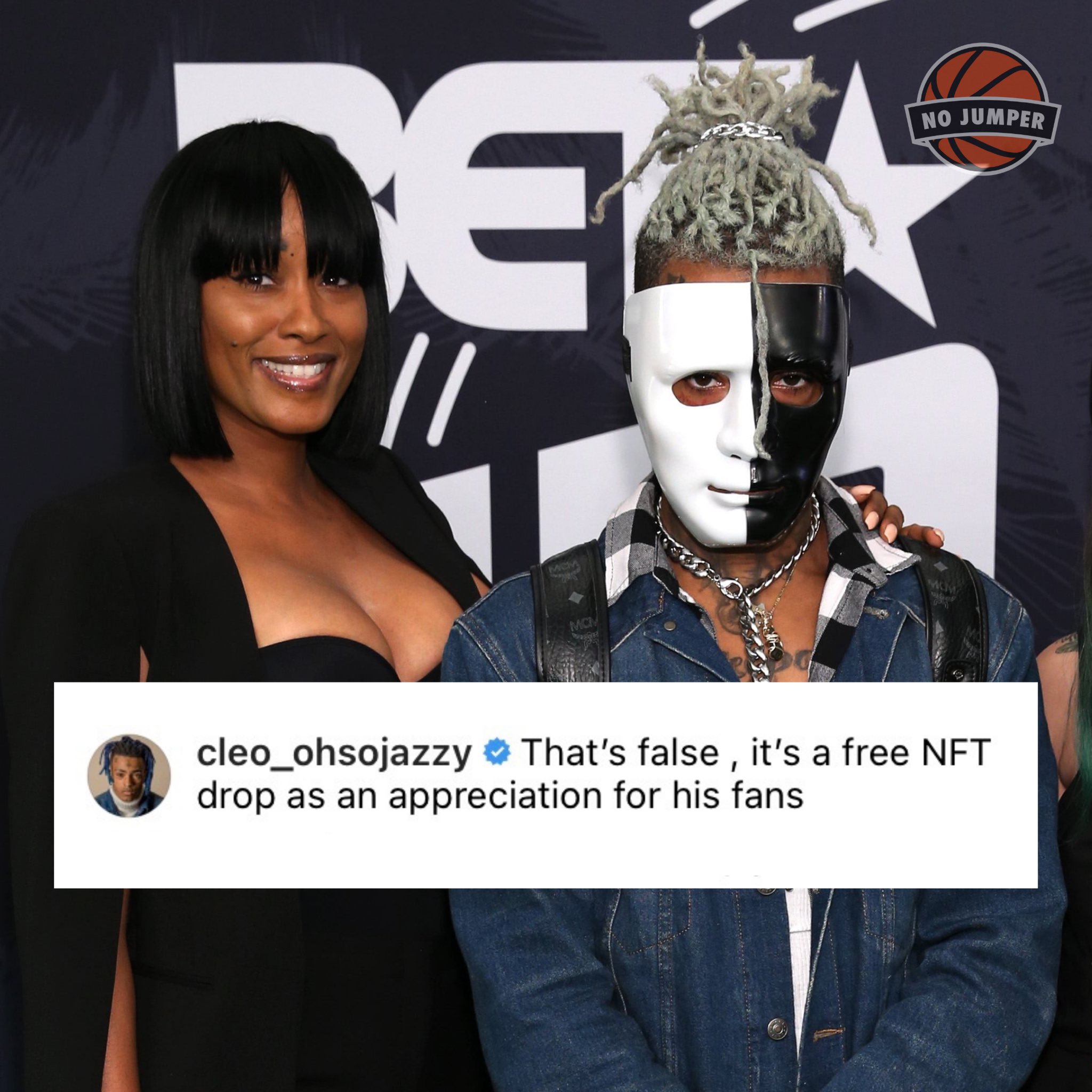 No Jumper on Twitter: "UPDATE: #Xxxtentacion’s mother Cleo confirms his NFT drop will be FREE as ...