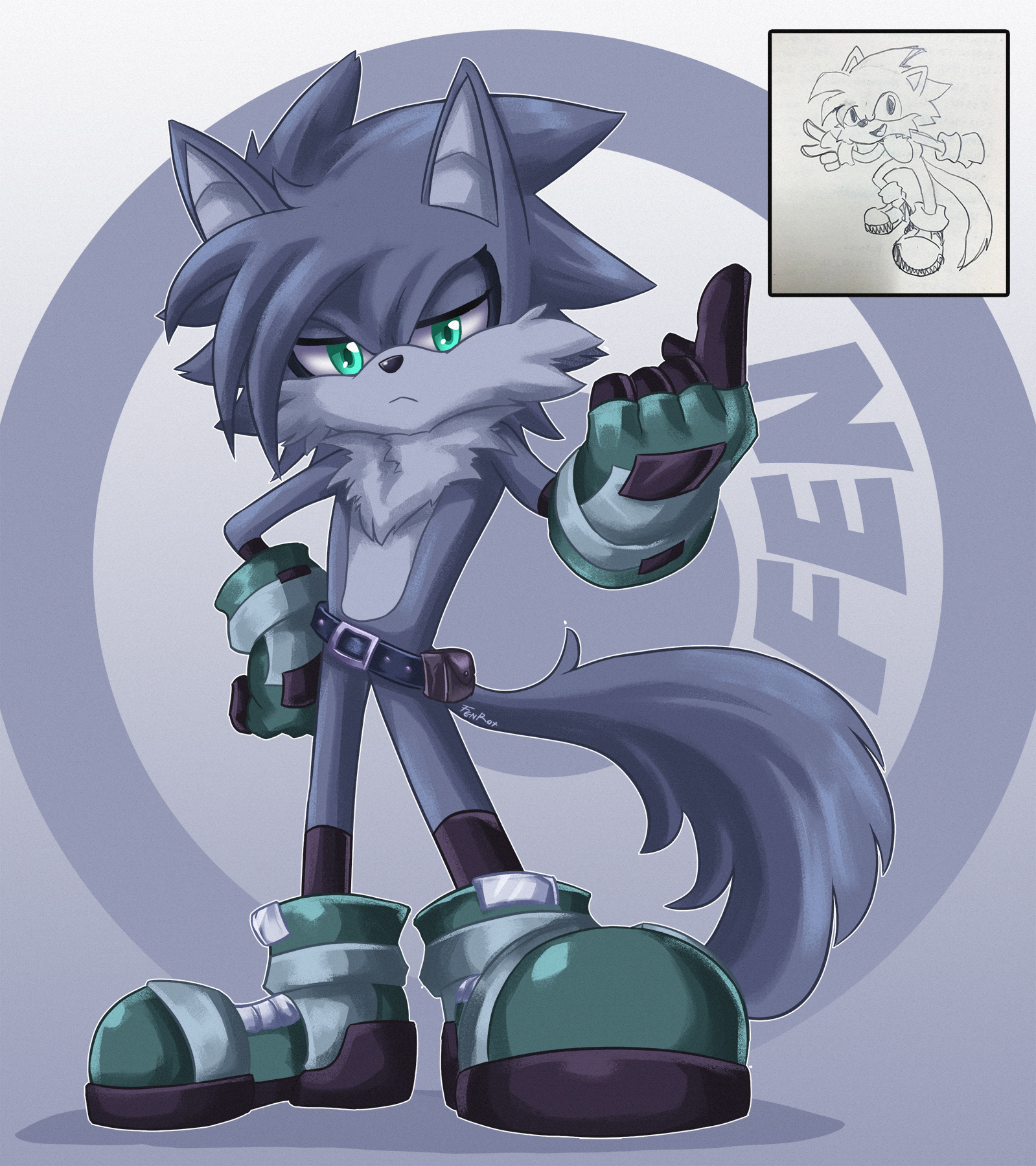 Sonic Characters As Wolves