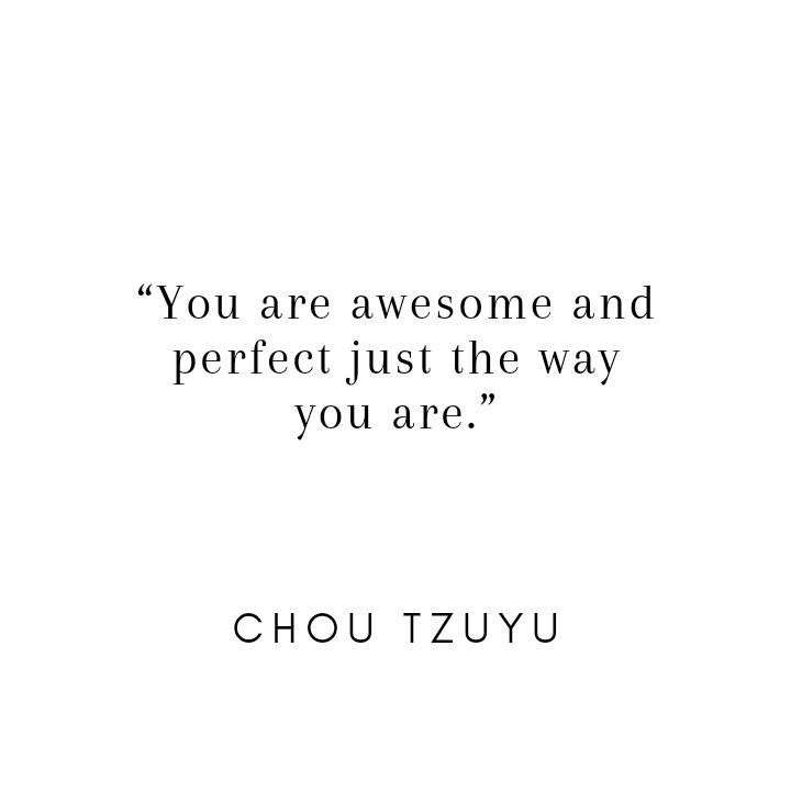 You Are Perfect Just The Way You Are