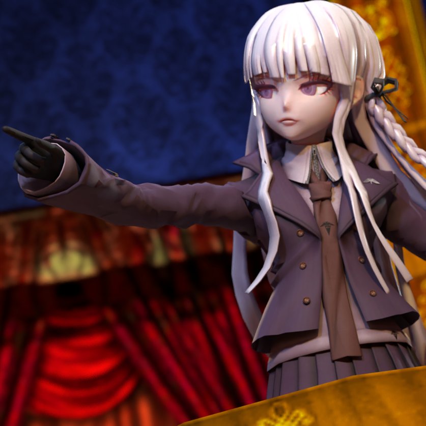 Kyouko Kirigiri Renderizar Naegi And Kirigiri | Anime Gallery | Tokyo