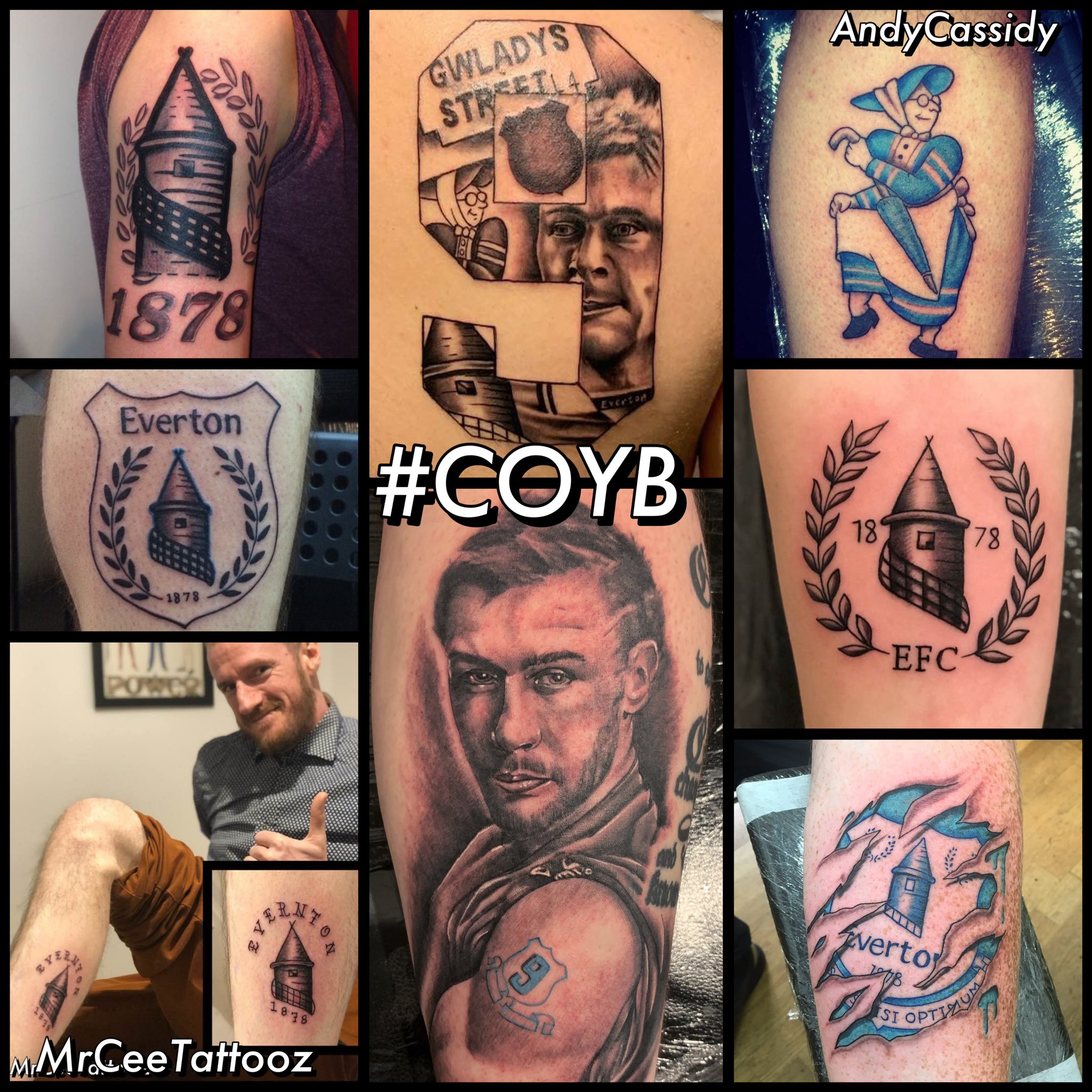 Everton Badge Tattoos Thank You For Trusting Us🙏🏻 Tattoo Starts