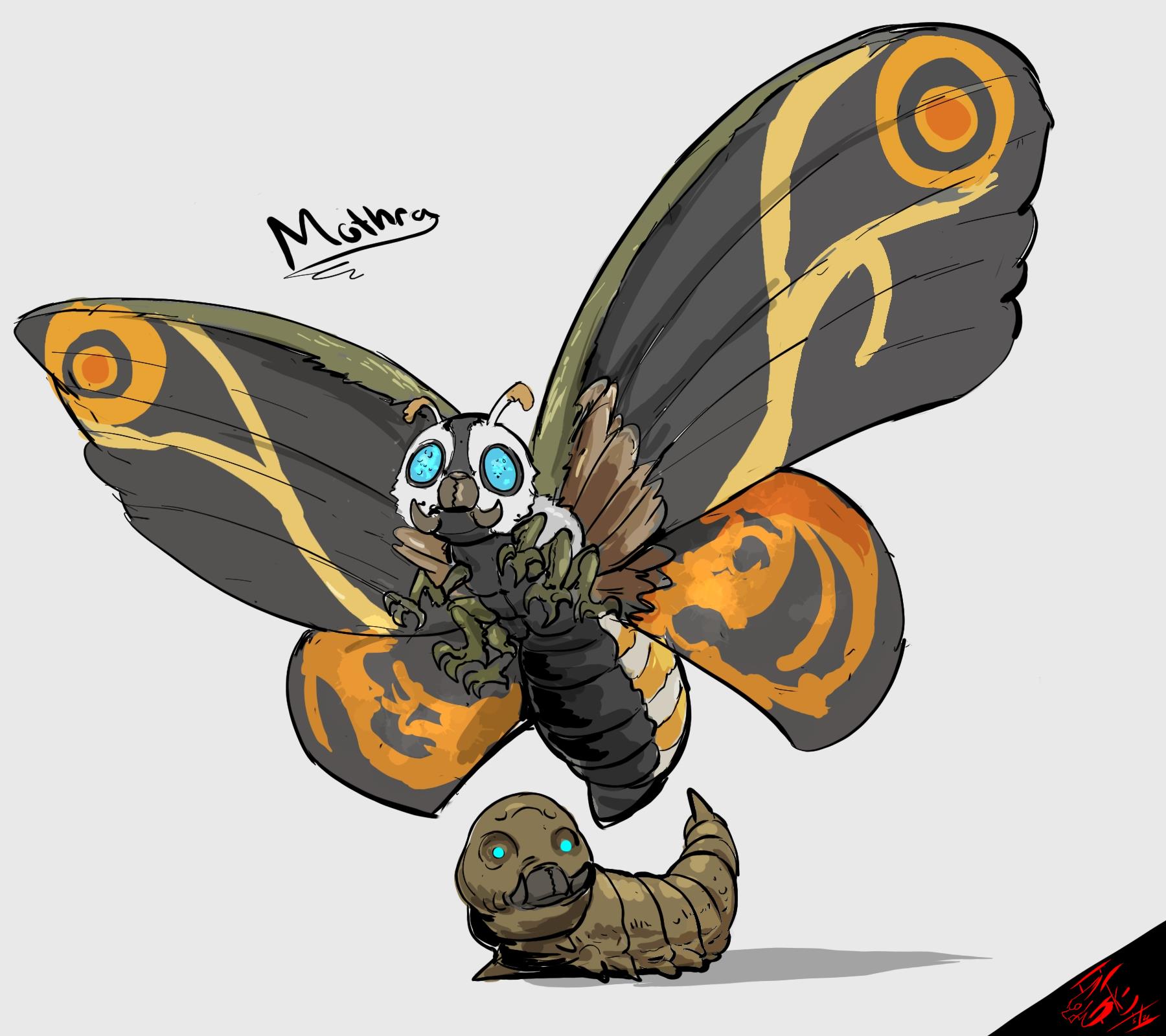 Mothra Drawing