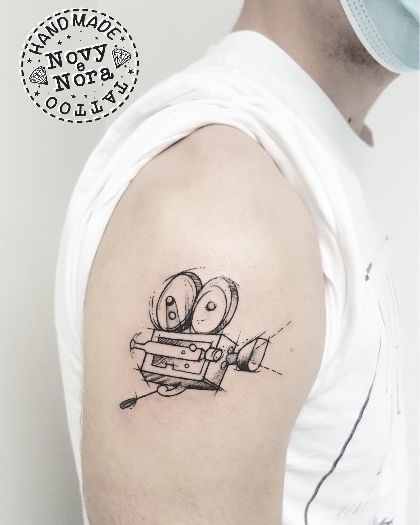 Movie Camera Tattoos Borneo Ink Tattoo On X: "Repost From @benji_tatts