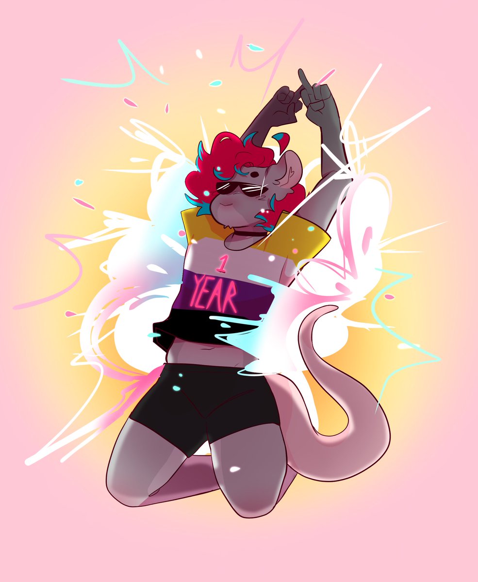 「a few days late but one year since comin」|☆ Kat/Rat/Valentine ☆のイラスト