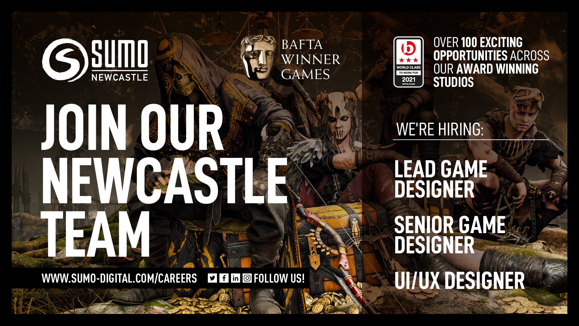 Sumo Digital on Twitter: "Our design team at Sumo Newcastle are on the look out for recruits to ...