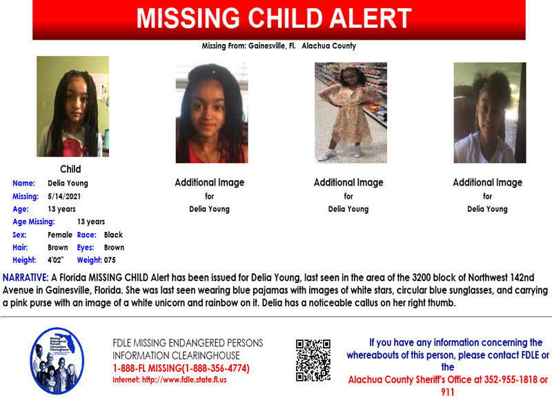 FDLE on Twitter: "Please share this post! A Florida MISSING CHILD Alert has been issued for 13 ...