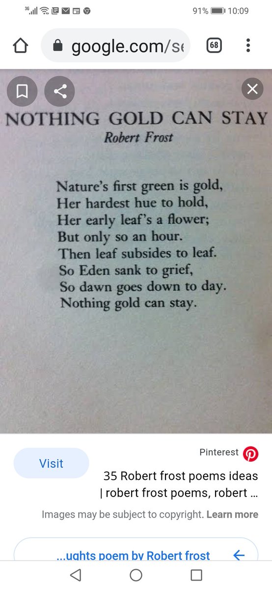 Robert Frost Poems Stay Gold