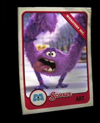 Monsters University Scare Cards