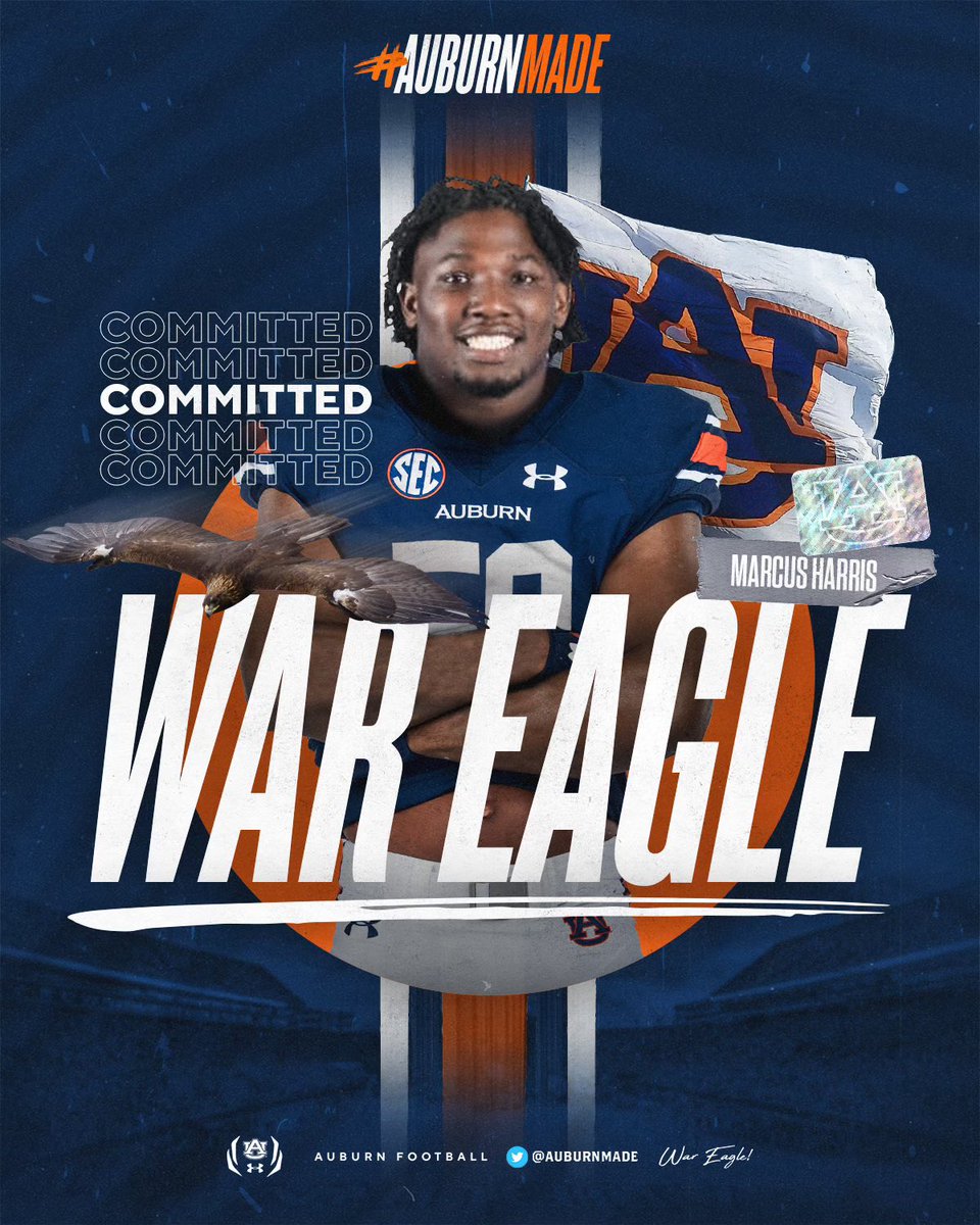 Kansas DL Marcus Harris commits to Auburn : r/CFB
