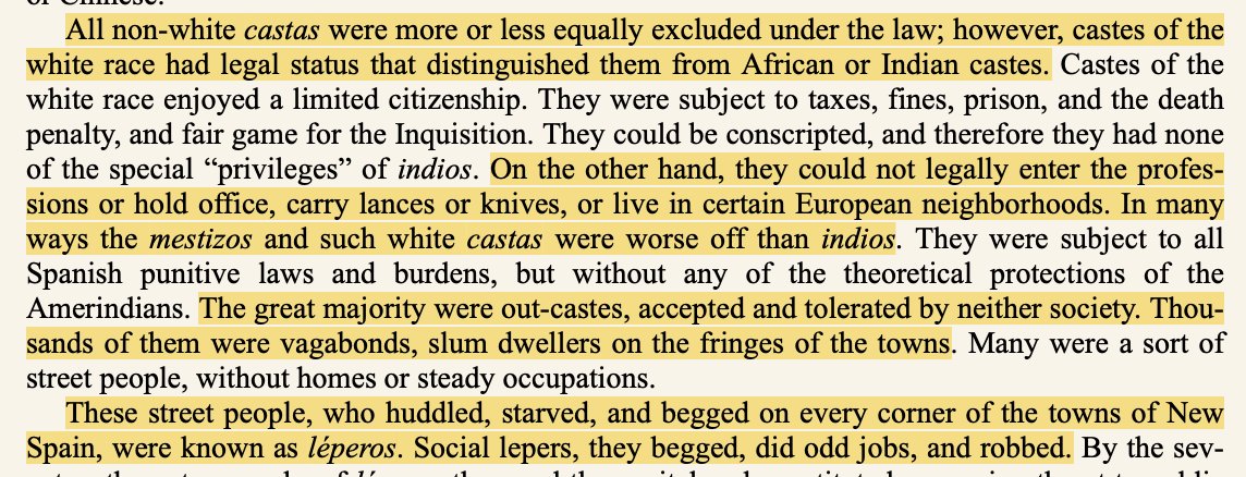 This is the Spanish casta system used in New Spain. It was based on the ...