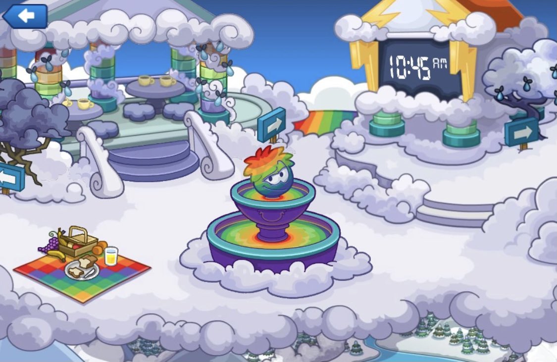 Club Penguin Puffles Rainbow