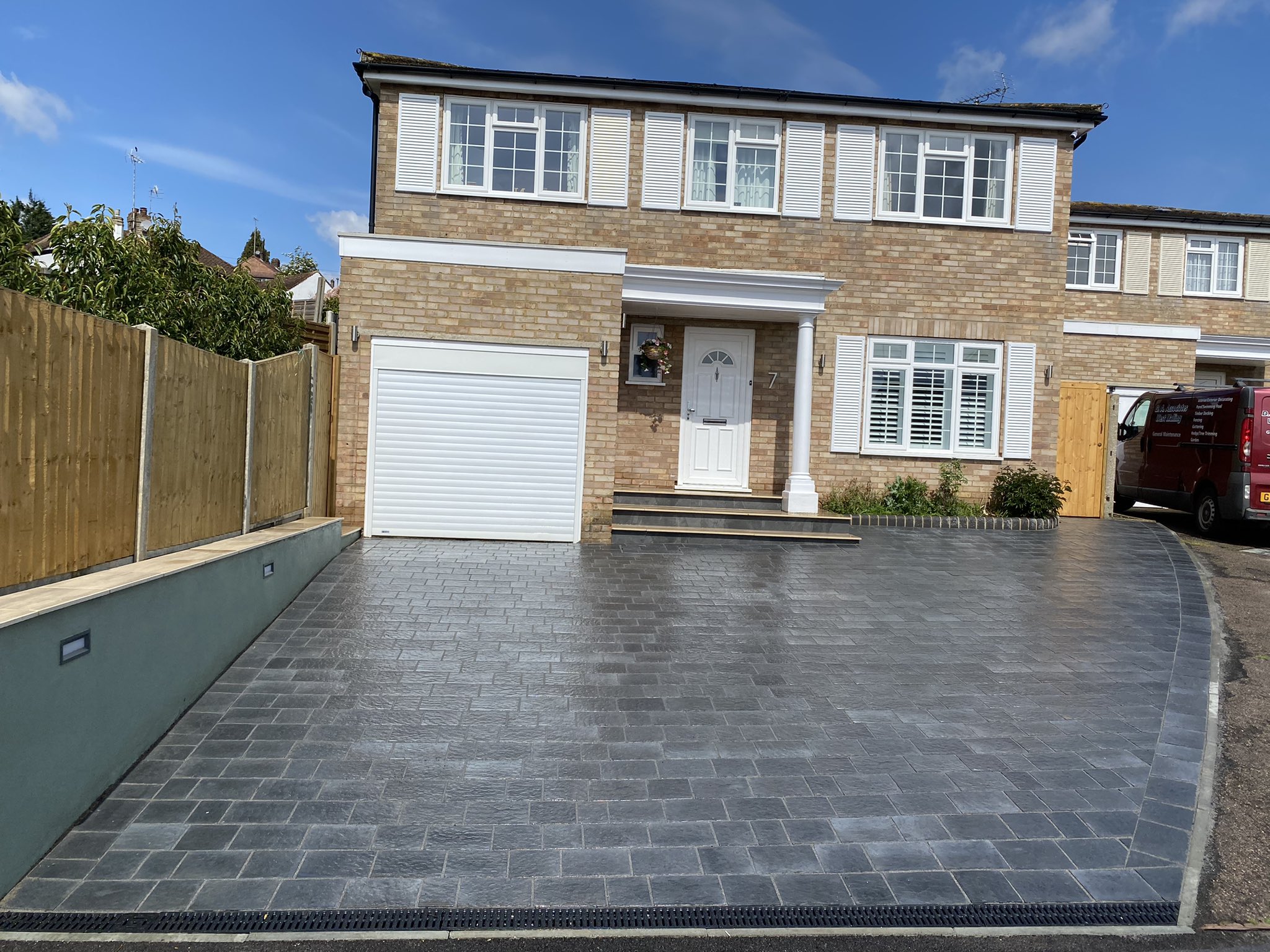 Paramount Paving on Twitter: "Some before and after pictures of a driveway we installed using ...