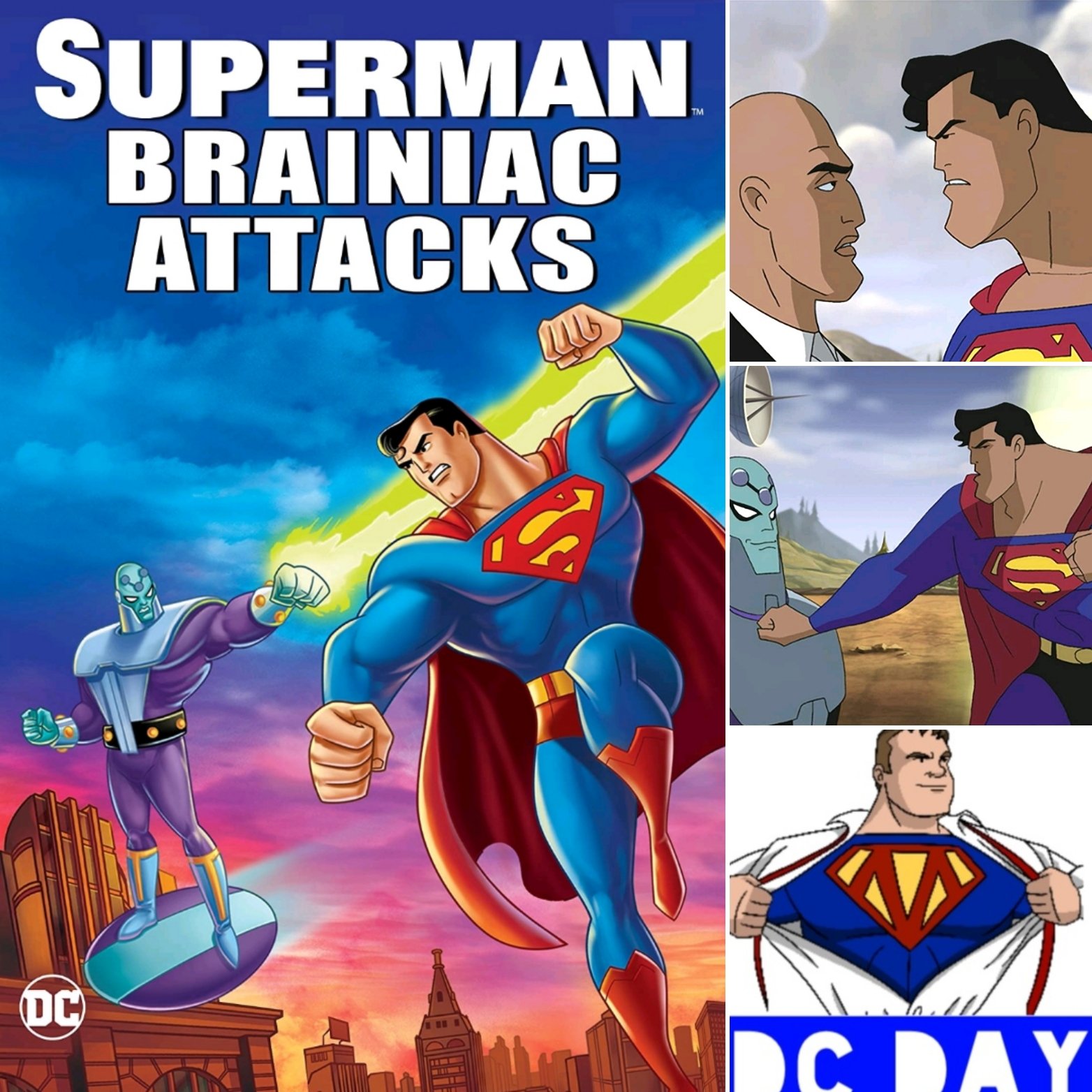 Superman Brainiac Attacks Poster
