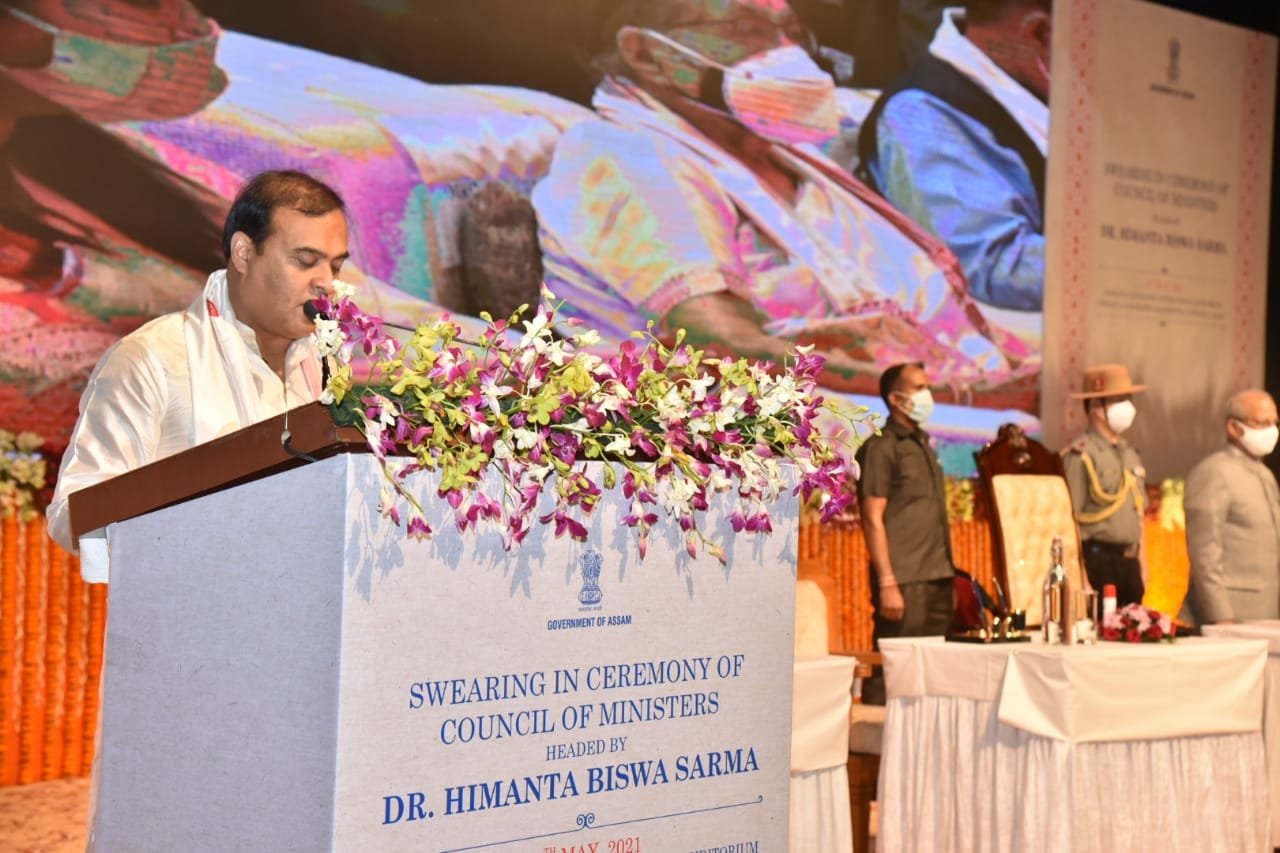 Himanta Biswa Sarma on Twitter: "With blessings & grace of people of Assam, I took over as Chief ...